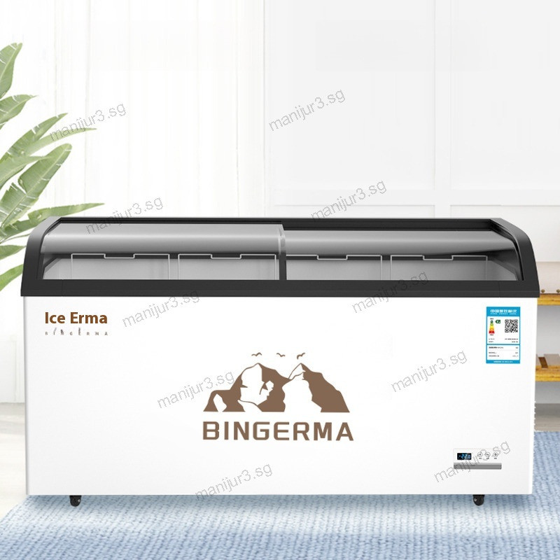 Refrigerator Cabinet Freezer Ice Cream Commercial Refrigerator Display ...