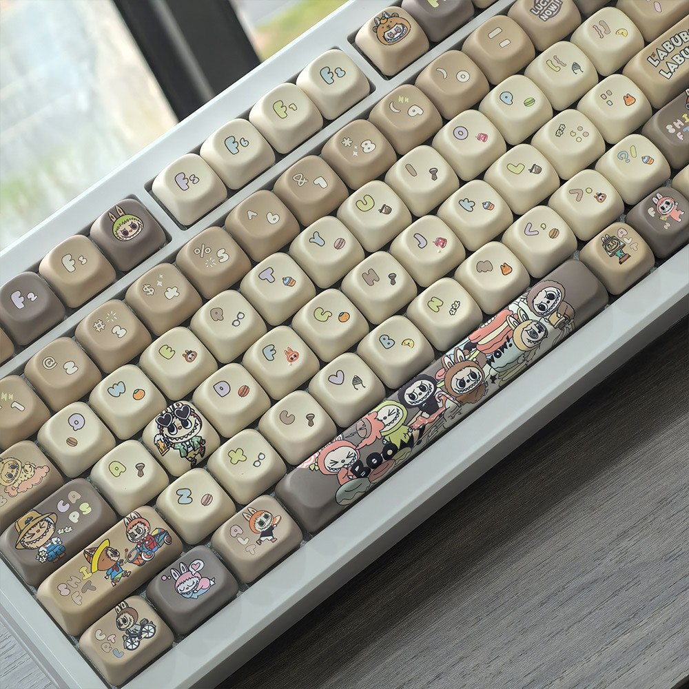 LABUBU Keycap MOA Profile 120+ Keys PBT Dye Sublimation Wooting MAD ...