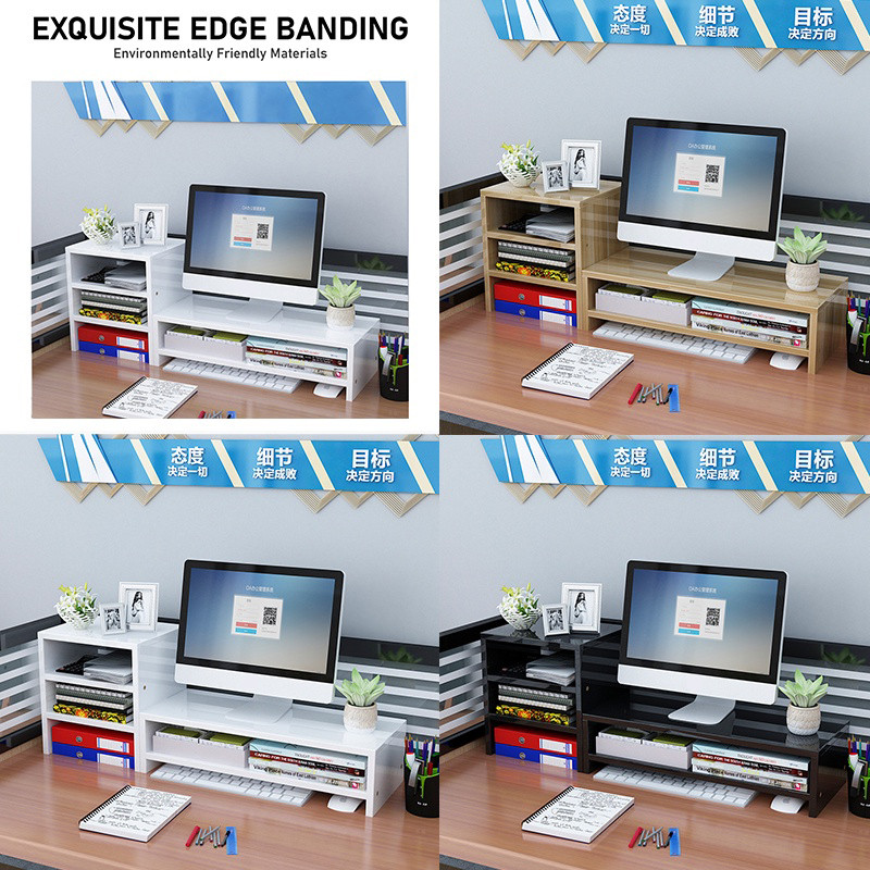 🇸🇬Lucky Home🔥Monitor Stand Monitor Riser/Wooden Ergonomic Laptop Stand ...