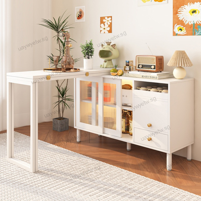 【Free installation】 Foldable Dining Table Table Folding Dining Cabinet ...