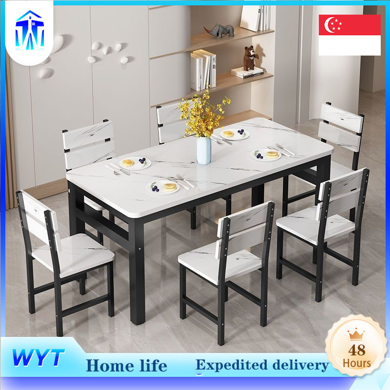 WYT Sales Household Dining Table Dining Chair Combination Set Small ...