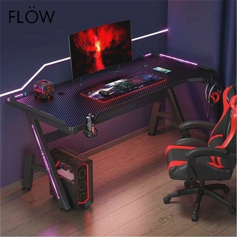 Computer Table Gaming Desk Carbon Fiber Standing Desk Office Desk Study ...