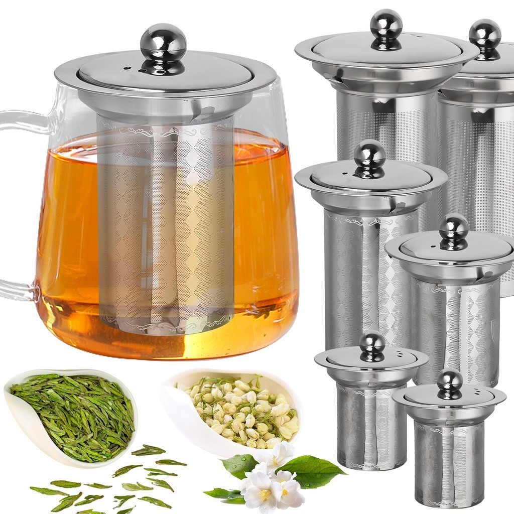1Pc Tea Strainer Loose Tea Leaf Filter Stainless Steel Fine Mesh ...