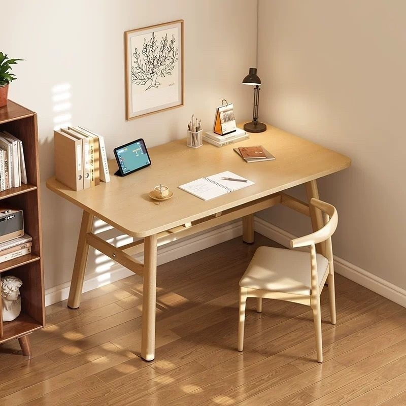 Study Desk Dining Table Computer Desk Rectangular Workbench Single ...