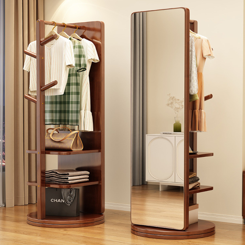SP Full Length Mirror Solid Wood Full-length Floor Standing Mirror ...