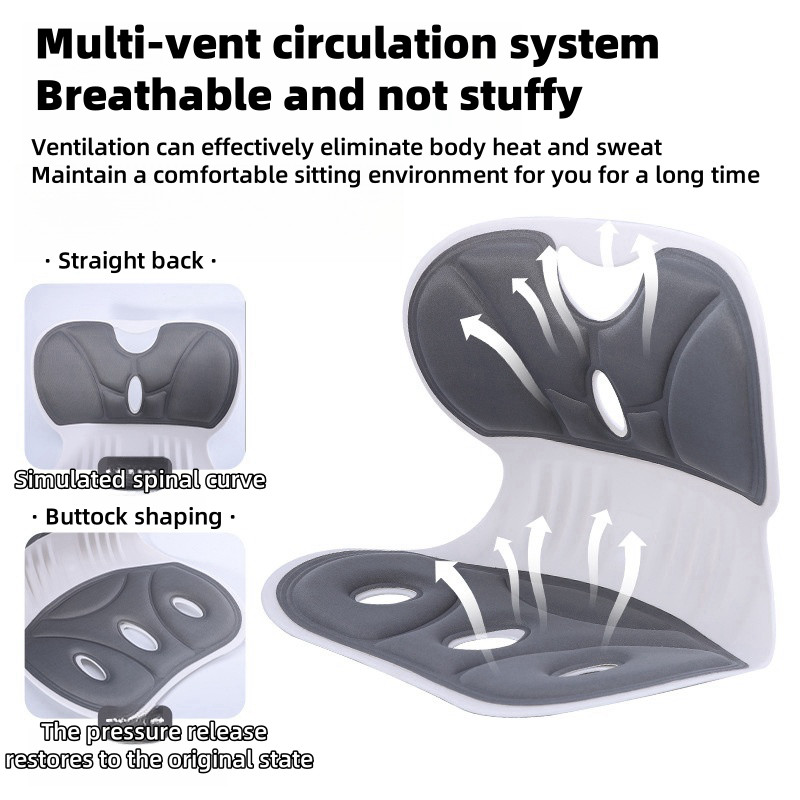 【SG Seller 🚚】Posture Correction Chair Ergonomic Design Waist Back ...
