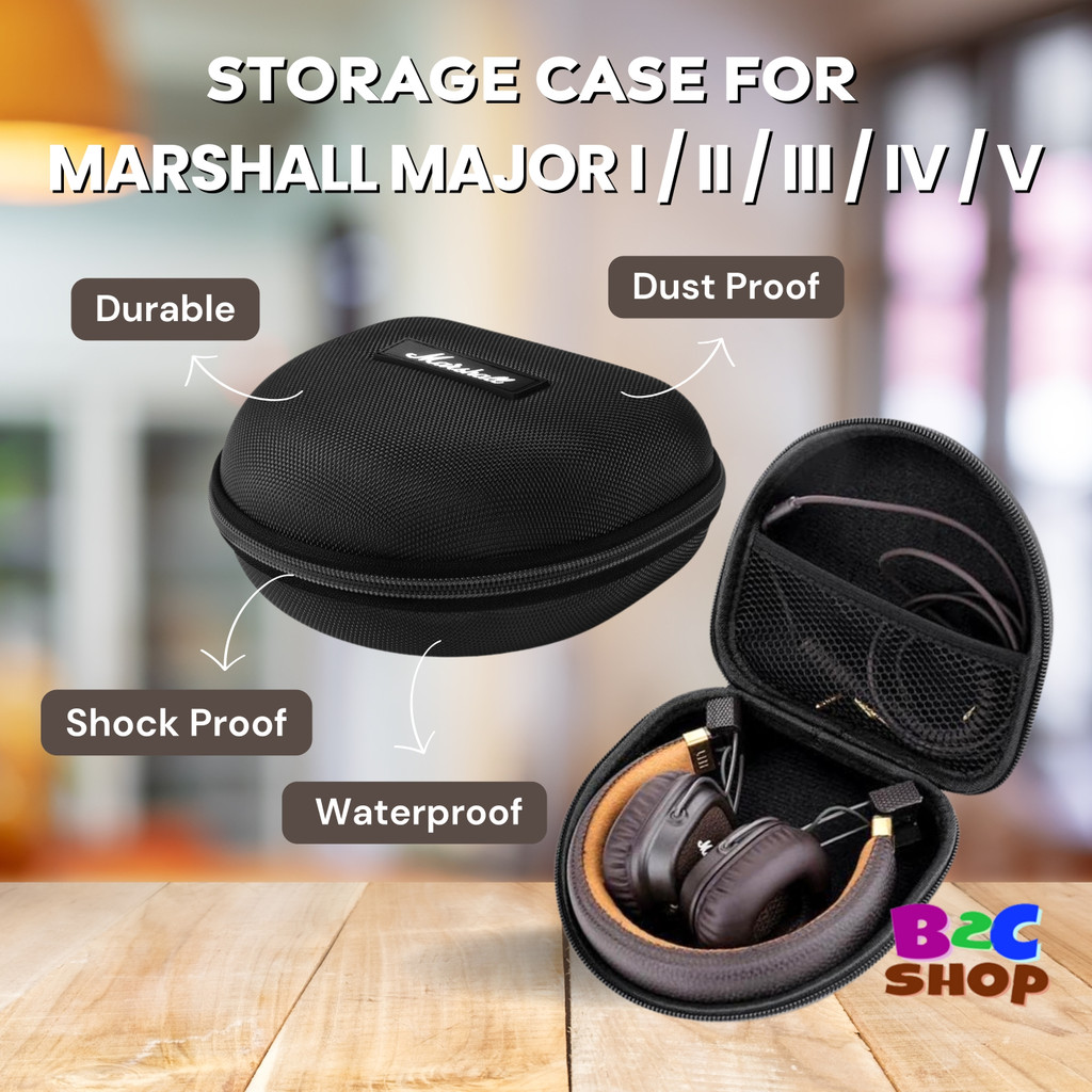 Marshall Major I II III IV V 1 2 3 4 5 Headphone Case Hard EVA ...