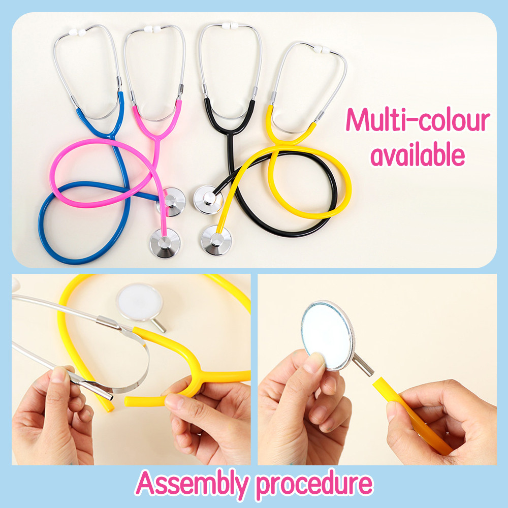 Bevavar Stethoscope Toy for Kids Play House Children Stethoscope Doctor ...