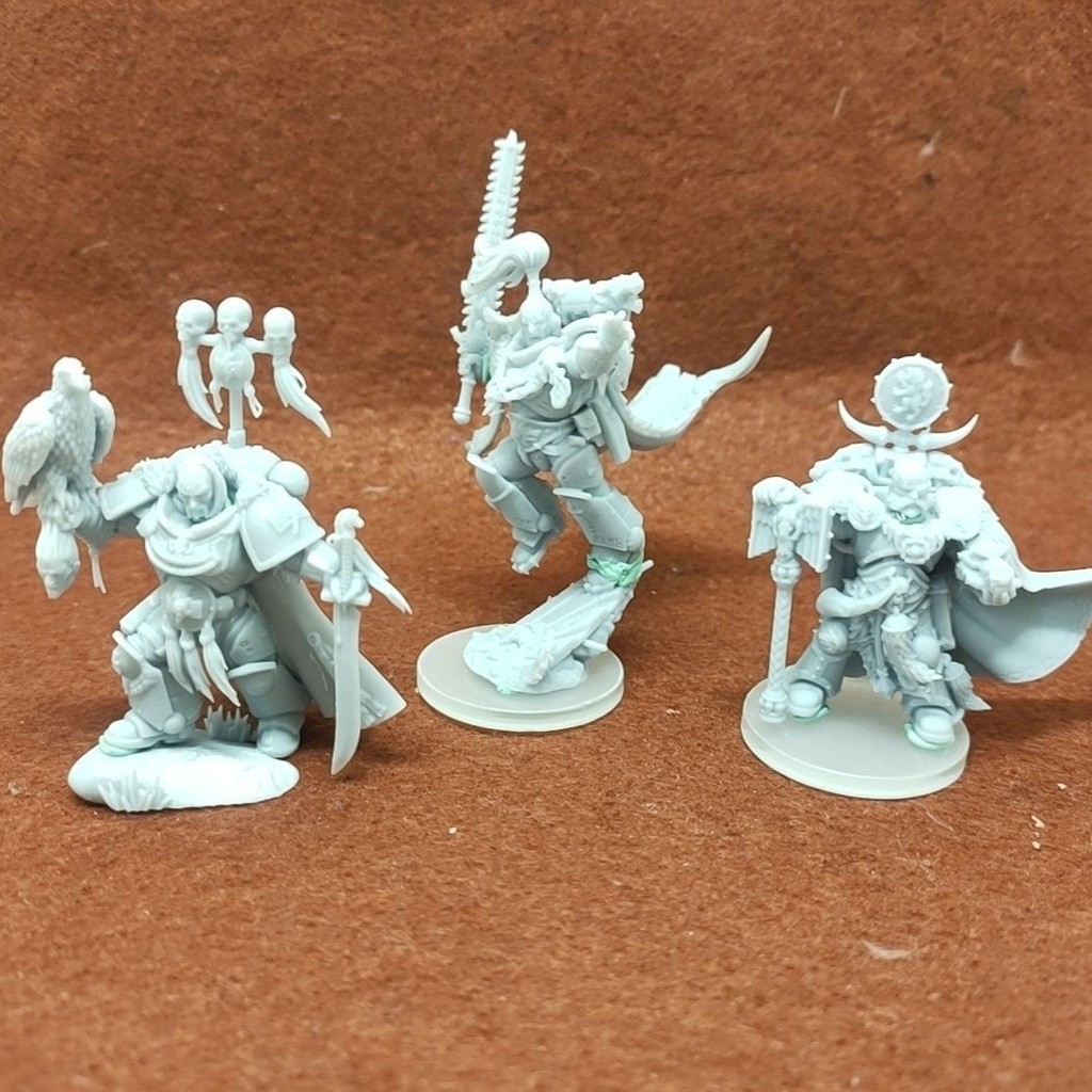 [Model Chess Pieces] White Scars Long and Space Wild Wolf Young Master ...