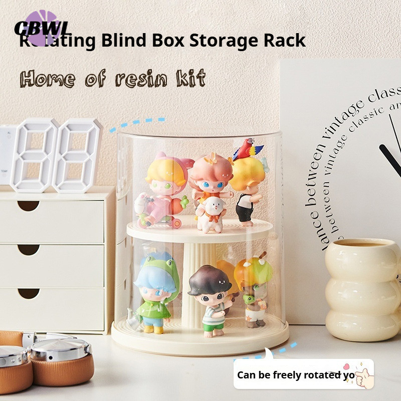 Rotating Blind Box Storage Display Rack Multi-layer Le Master Office ...