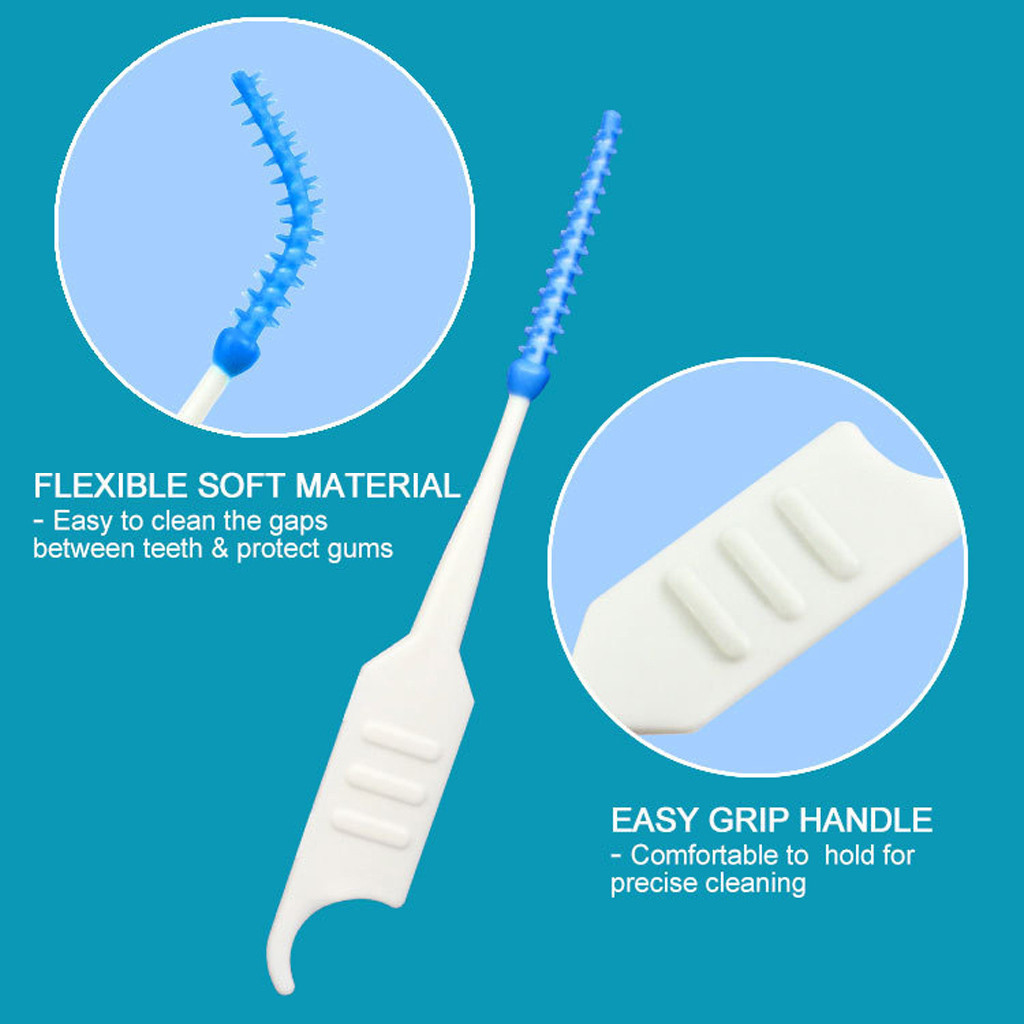 150pcs ortho brush Interdental Brushes Dental Toothpicks Brush Between ...