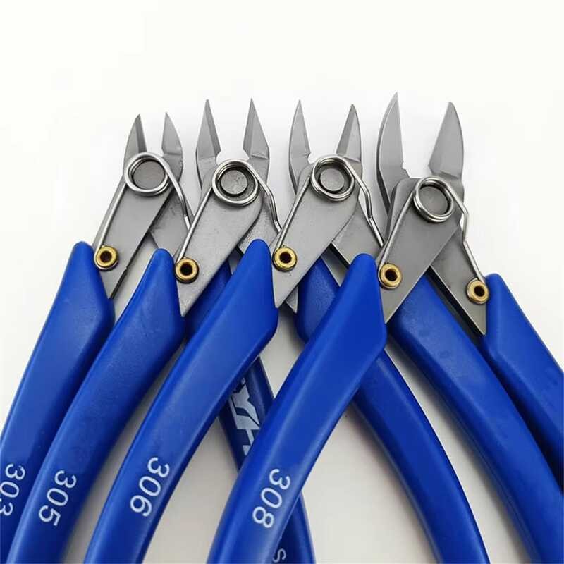 Flush 6 Wire Micro Stainless Steel Side Cutter, Spring-loaded Silicone ...