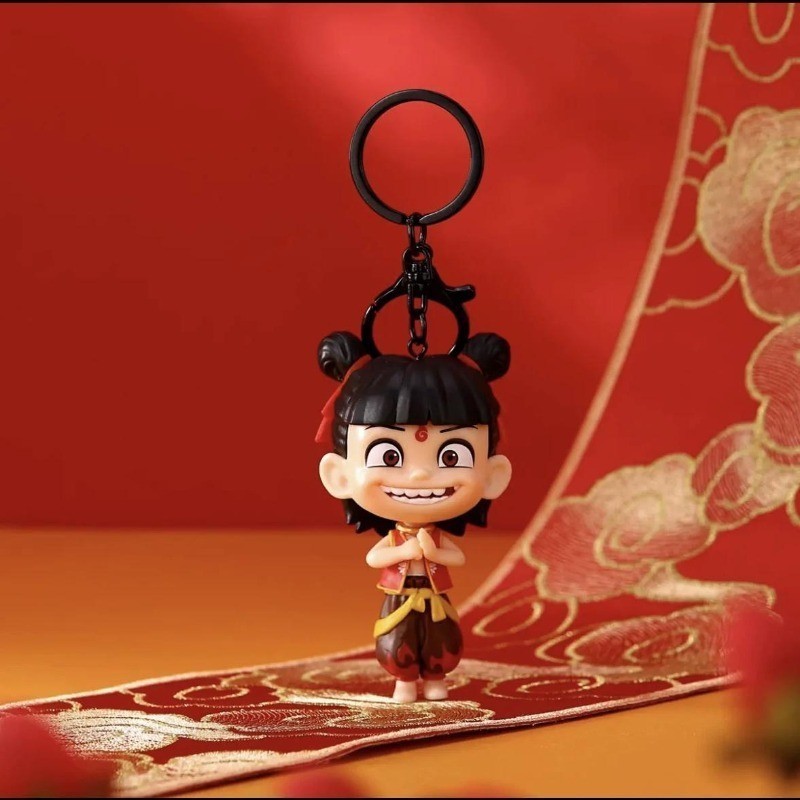Nezha 2 Keychain Pendant Movie Anime Periphery Aobing Bag Pendant ...