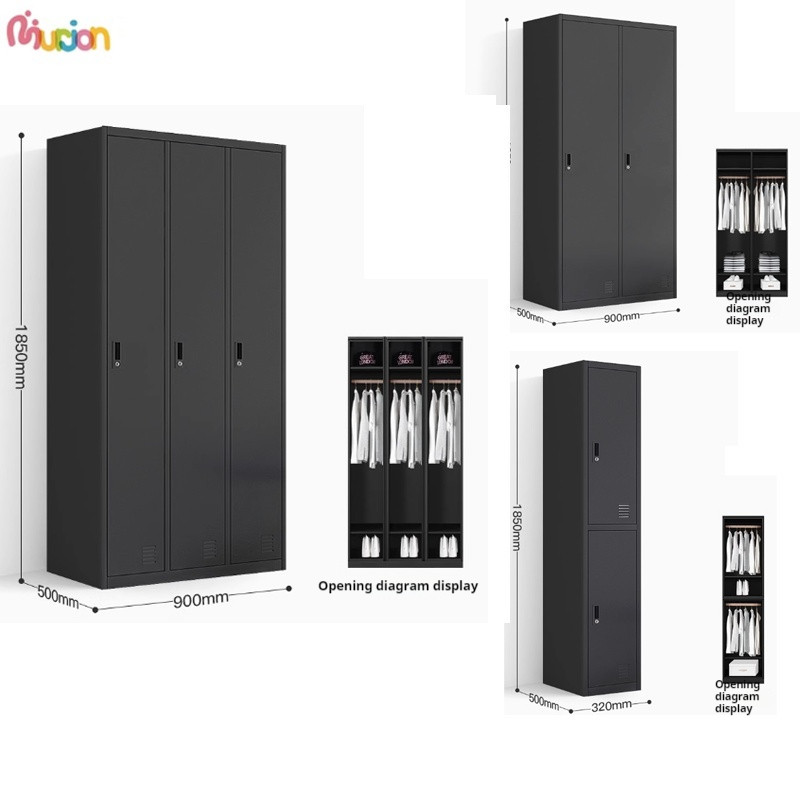 Steel Cabinet Office Clothes Locker /1 / 2 Door/ 3 Door | Shopee Singapore