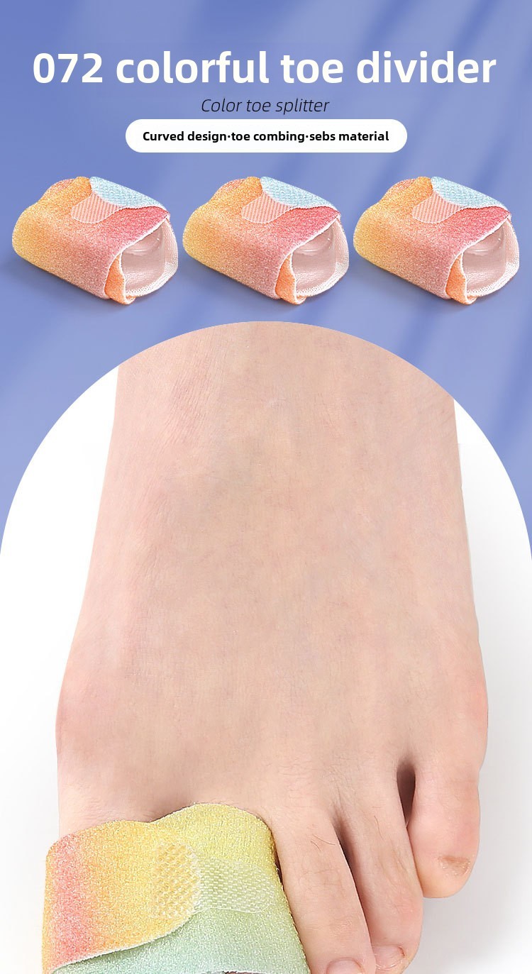 2025 New Color Toe Splitter Thumb Valgus Overlapping Toe Splitter Strap ...