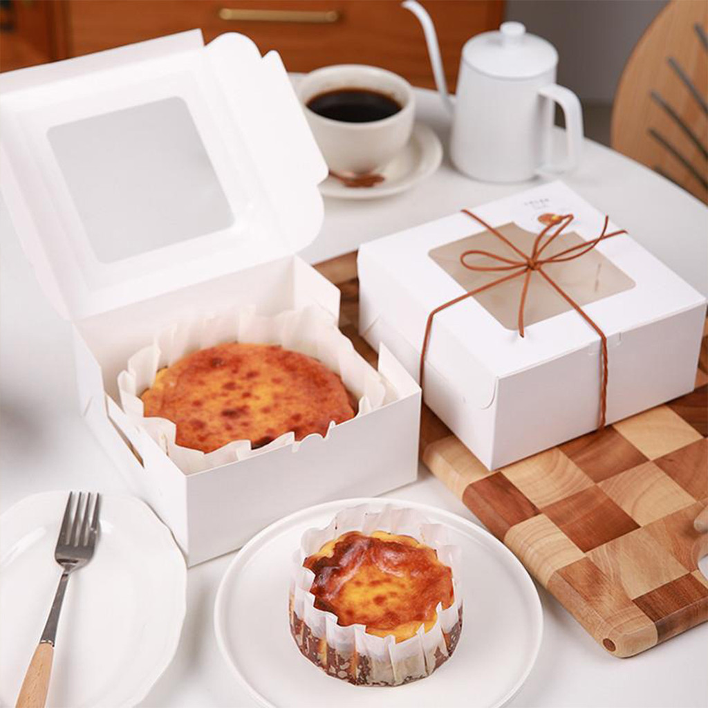 50PCS Cake Paper Basque Oil Paper Tray Oilproof Liner Disposable ...