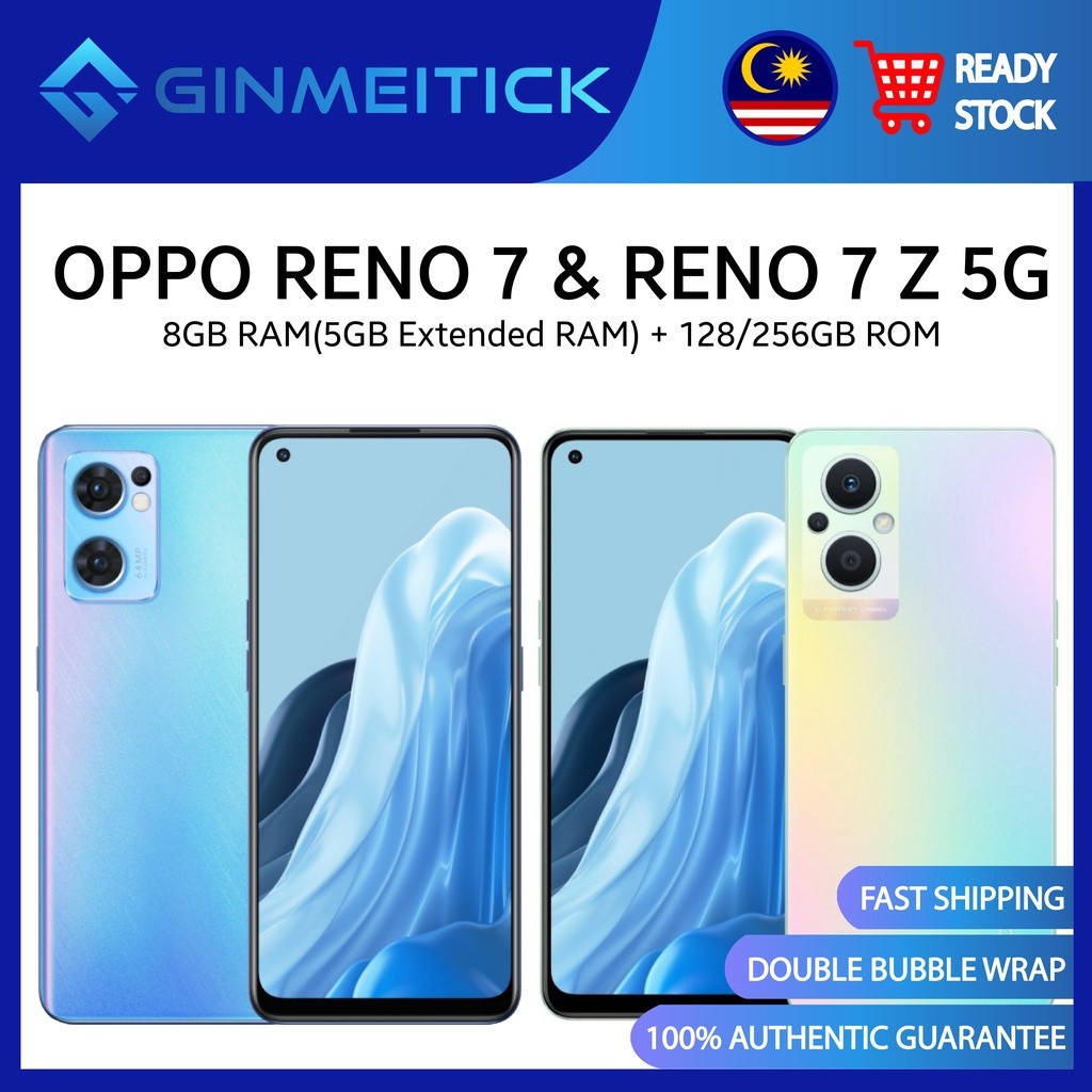 in stock Oppo Reno 7z 5G & Reno 7 5G Smartphone | 8GB RAM + 128/256GB ...