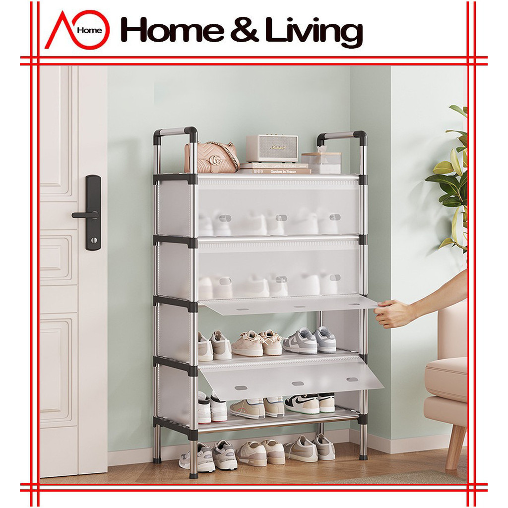 AO Home Doorway Simple Shoe Rack Home Indoor Multi-Layer Dust-Proof ...
