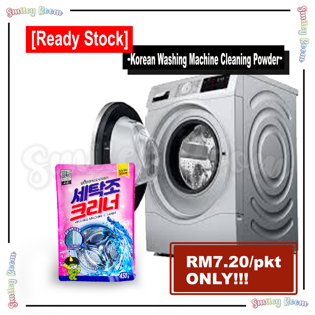 Korean Washing Machine Cleaning Powder 山鬼洗衣机槽清洁粉 Serbuk Pencuci Mesin ...