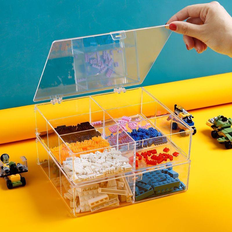 Building Block Storage Box Lego Small Particle Compartment Children's ...