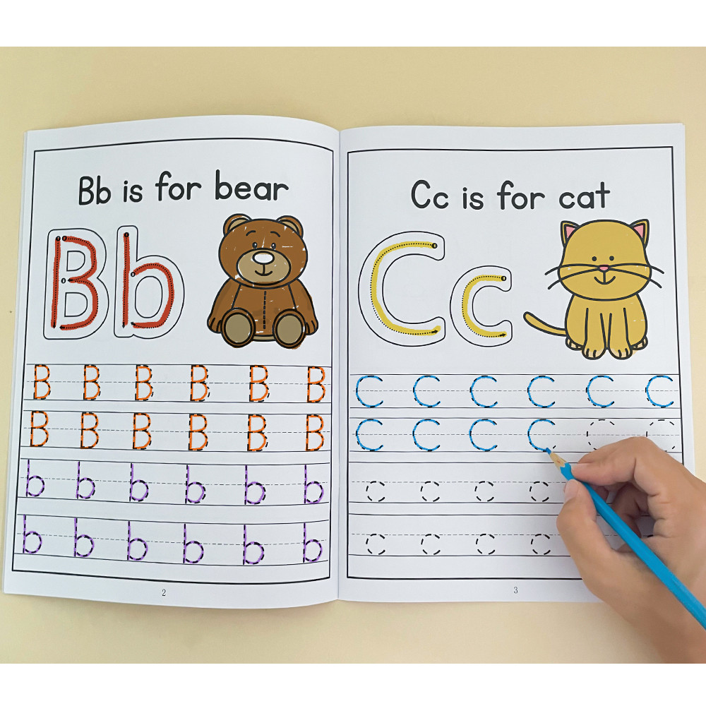26 English Letters Tracing Workbook,28 Pages of A-Z Alphabet Practice ...