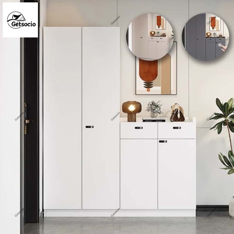 G·T Shoe Cabinet Lockable Shoe Cabinet Anti-theft Password Household ...