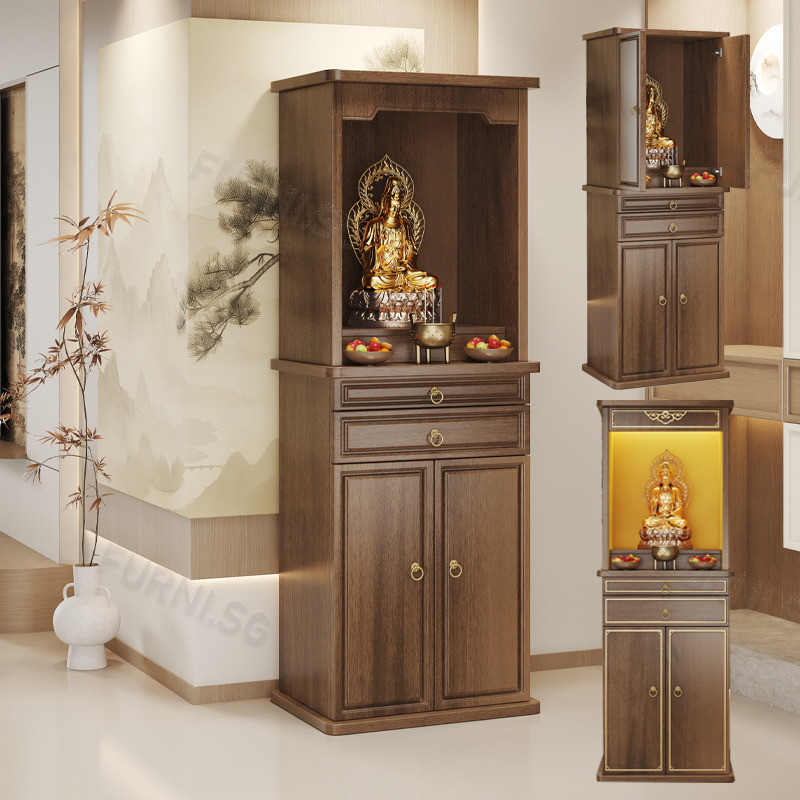 Altar Table Niche, God Of Wealth Altar Household Incense Table, Guanyin ...