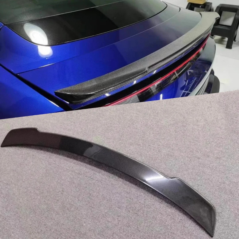 Carbon fiber Car Spoiler for Porsche Taycan modified Rear Spoiler Tail ...