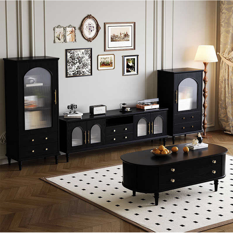 Light Luxury TV Console Solid Wood TV Cabinet Tv Console Cabinet TV ...