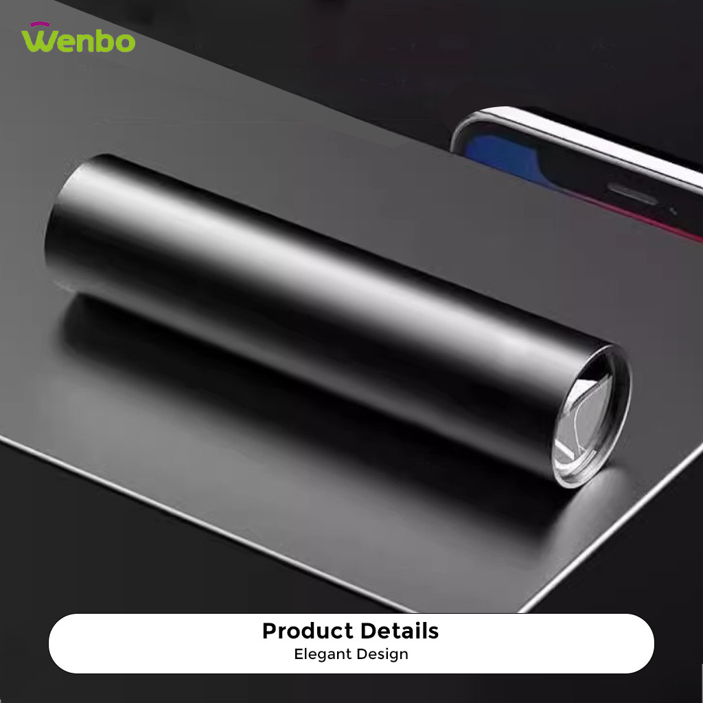 Wenbo LED Torch Light Mini Rechargeable LED Flashlight Small USB Rechargeable Strong ZOOM ...