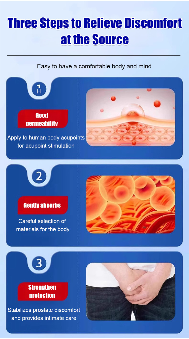 💕HOT💕Prostate acupoint pressure stimulation patch 穴位压力刺激贴Soothing ...