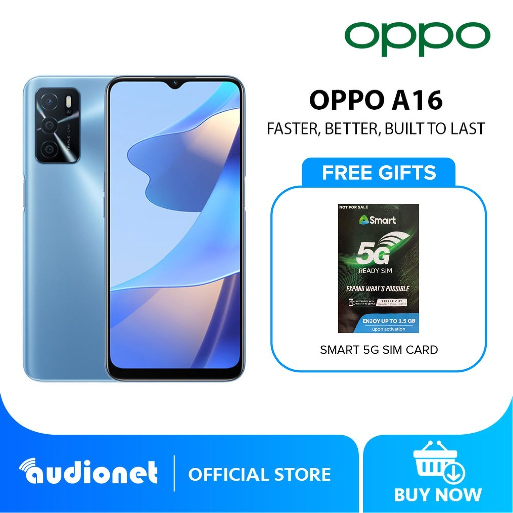 in stock OPPO A16 Smartphone | 4GB RAM + 64GB ROM | MT Helio G35 | 13MP ...
