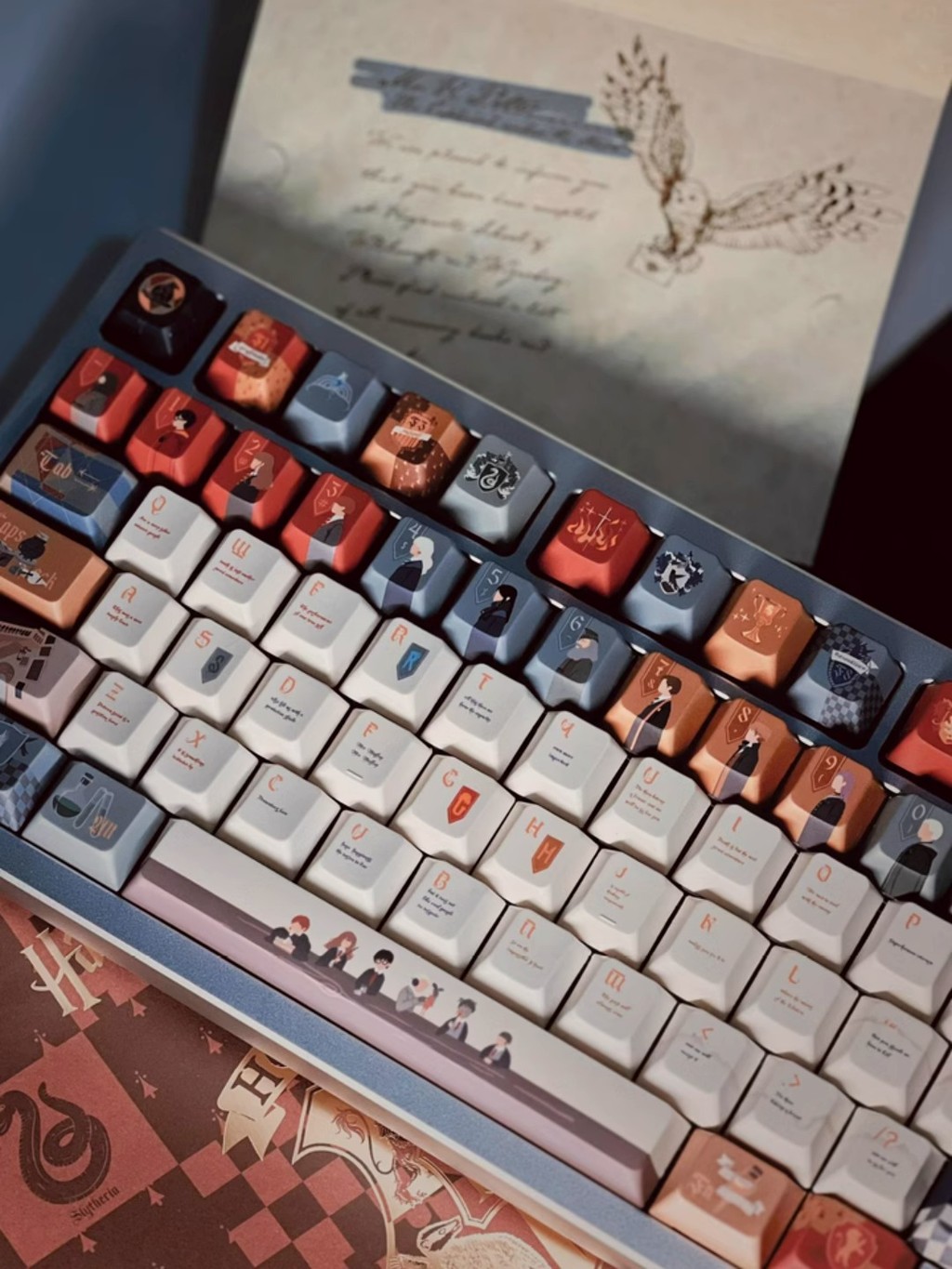 Hedwig's Letter Keycap Cherry/MOA Profile 125 Keys PBT Five-sided Dye ...