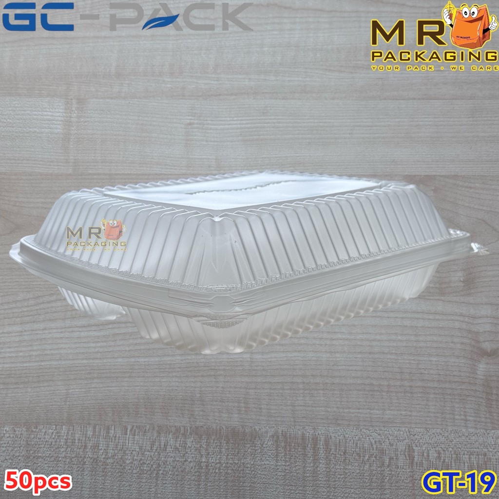 3 Compartment Lunch Box [ 50pcs± ] BENXON BX-190 GC GT-19 Disposable PP ...