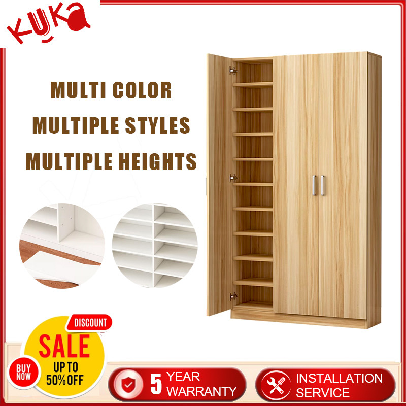 KUKA Shoe Cabinet Modern Minimalist Home Door Large Capacity Wooden ...