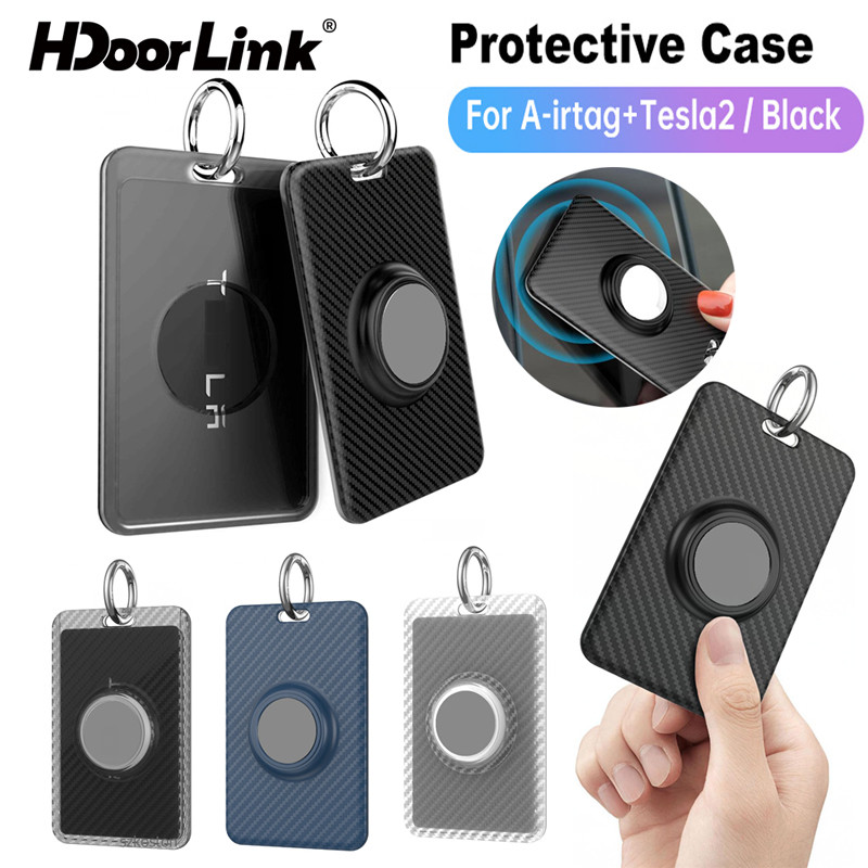 HdoorLink Air-Tag Wallet Card Holder Anti-Lost Air-Tag Protective Case ...
