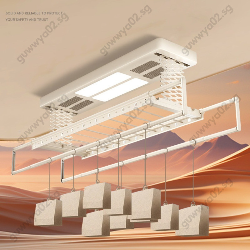 Electric Drying Rack Balcony Home Thin Drying Rack Automatic Remote ...