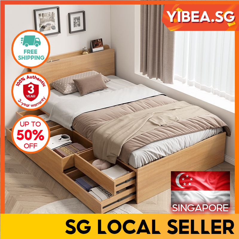Single Bed, Children's Bed, 1M 1.2M Small Bed, Small-Sized Bedroom ...