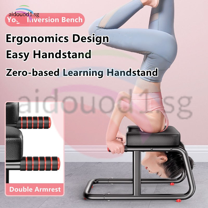 Yoga Inversion Bench Exercise Fitness Stool Inverted Ergonomics Design ...