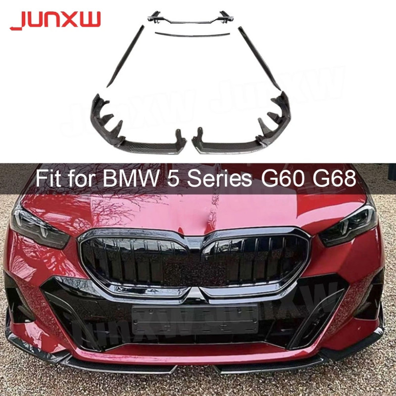 ABS Front Bumper Rear Lip Diffuser Rear Spoiler Side Skirts for BMW 5 ...