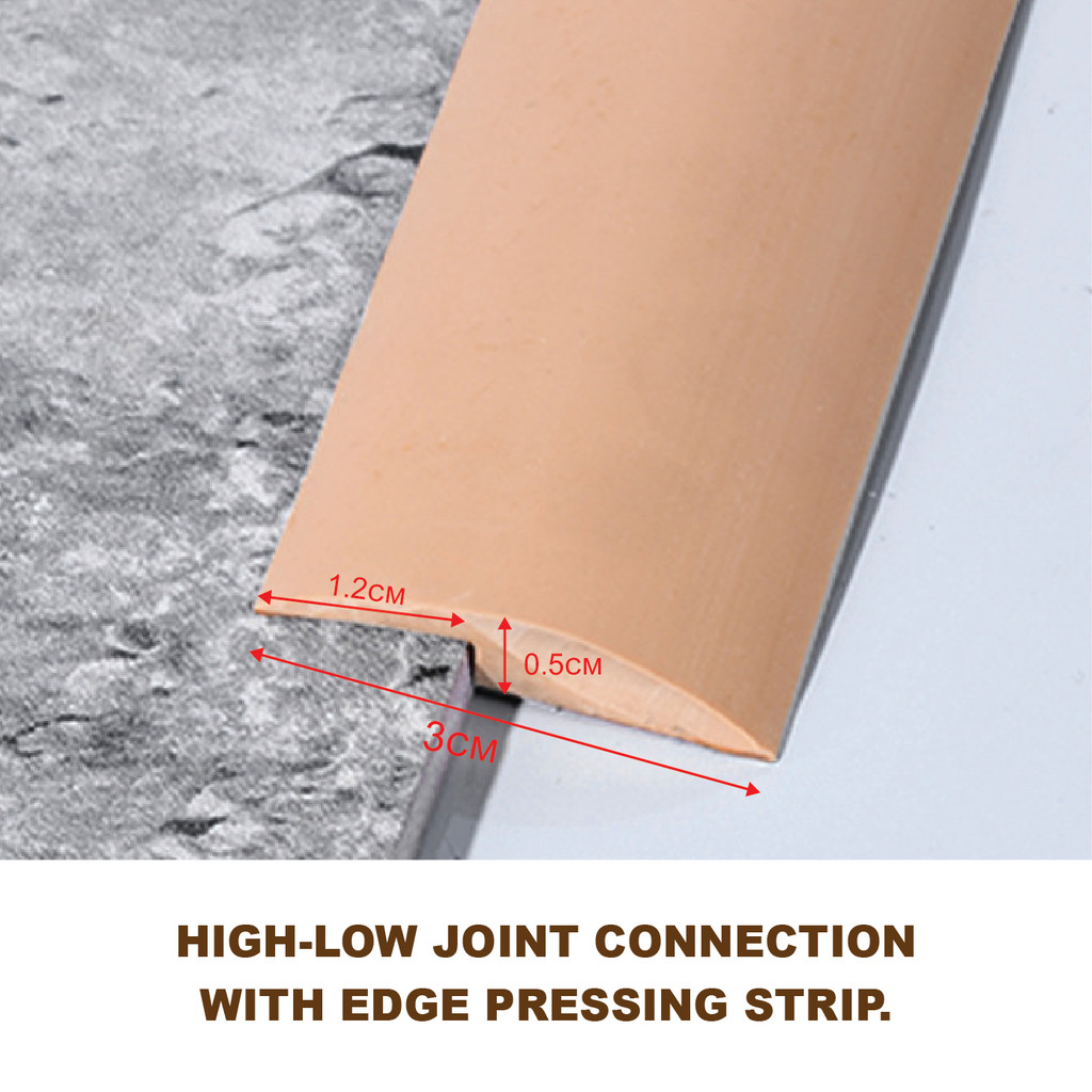 Self-Adhesive Vinyl PVC Edge Skirting Closing Strip Flooring Ending ...