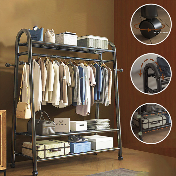 Clothes Rack Large Capacity Clothes Hanger Multi Layer Clothes Hanger ...