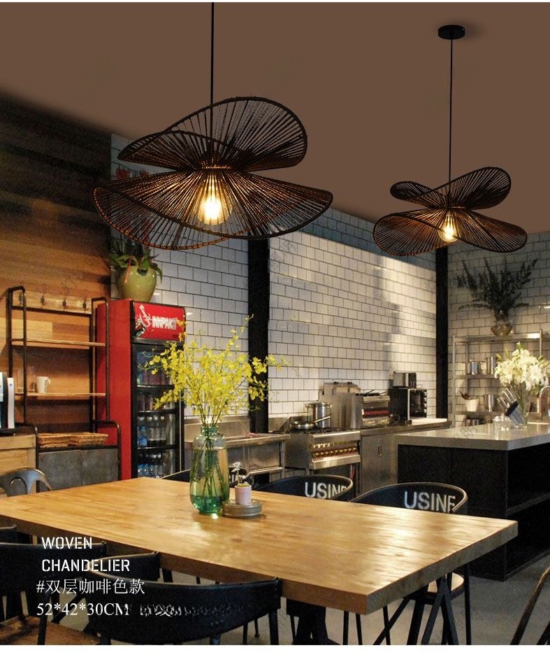 Wabi-Sabi Japanese Style Pendant Light, Vintage Retro Restaurant ...
