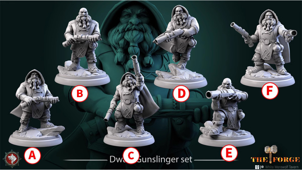 [DND Model] Mountain Dwarf Rune Master Heavy Armored Soldier Cannon ...