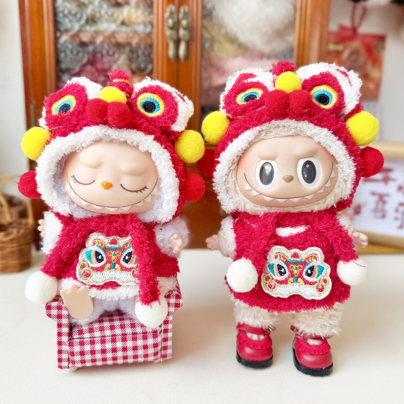 Labubu CNY Clothes Dolls Clothing Labubu Clothes V2 Labubu Macaron ...
