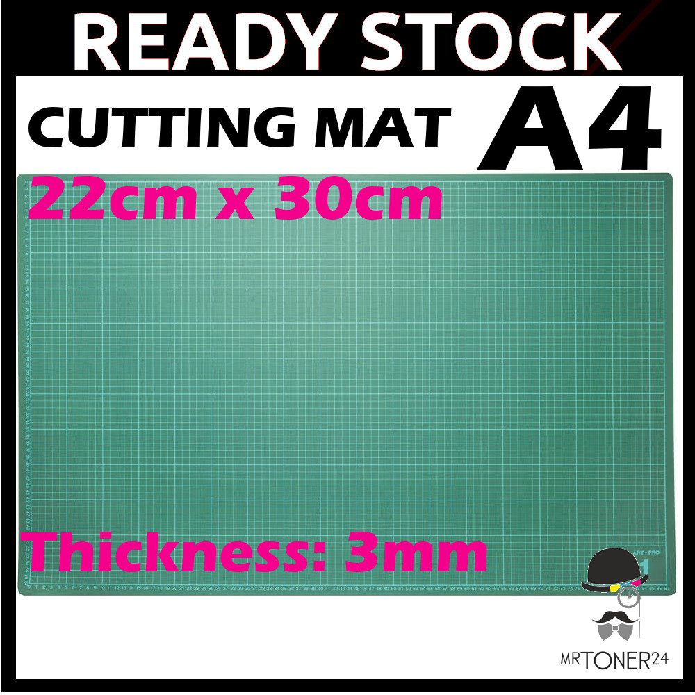 Cutting Mat A4 Size Tikar Memotong A4 Size (30cmx22cm) Thickness: 3mm ...