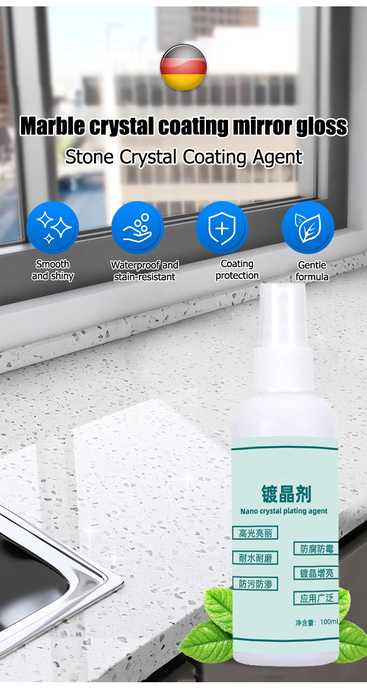 【Water-Resistant & Durable】Stone Crystal Coating Agent Enhanced ...