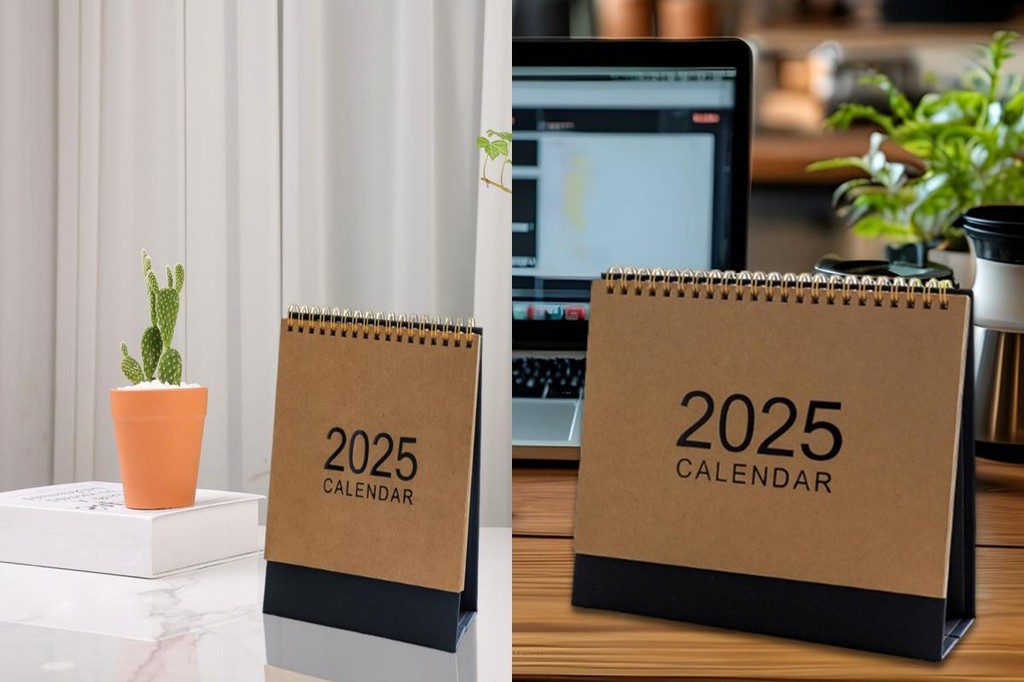 [XUHOUZI] Tabletop Calendar 2025 Office Desk Calendar 2025 2025 Desk ...