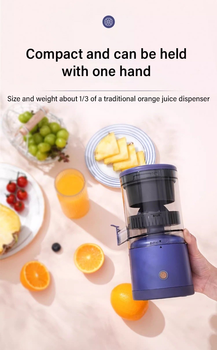 【HOT】【High juice yield/no waste】Wireless Juicer Portable Orange ...