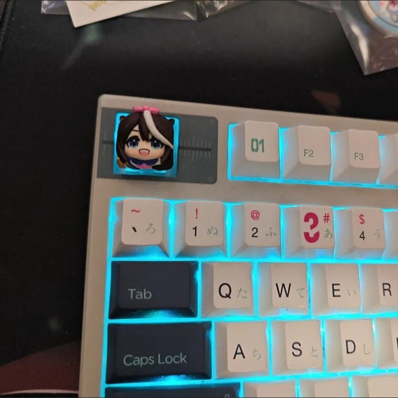 Uma Musume: Pretty Derby Keycap Cute Cartoon MX Switch Mechanical ...